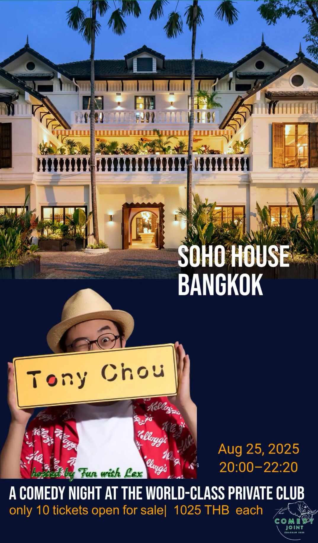 Tony Chou’s Thailand Comedy Tour – Summer 2025 (2025夏泰国巡演) – Tony Chou ...
